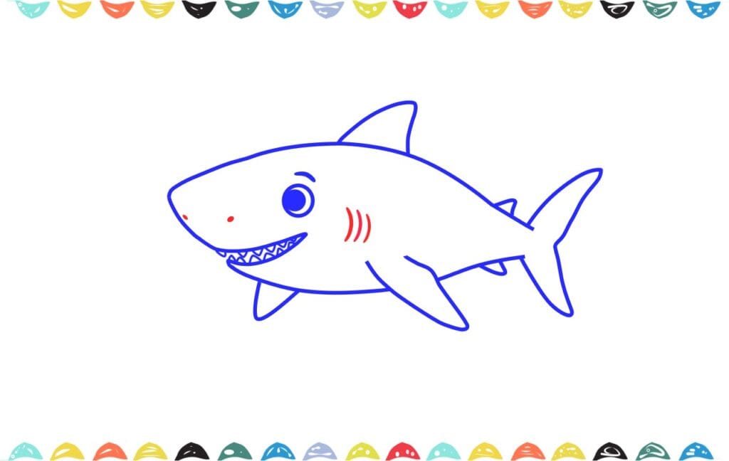 How to Draw a Shark - Easy Step-by-Step Drawing