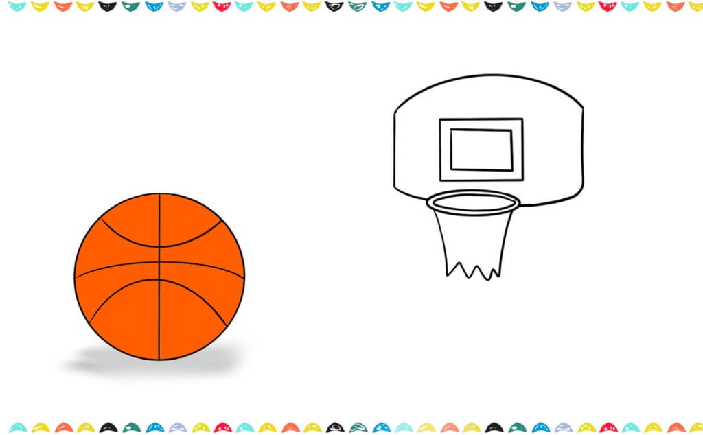 How to Draw a Basketball Step-by-Step 🏀