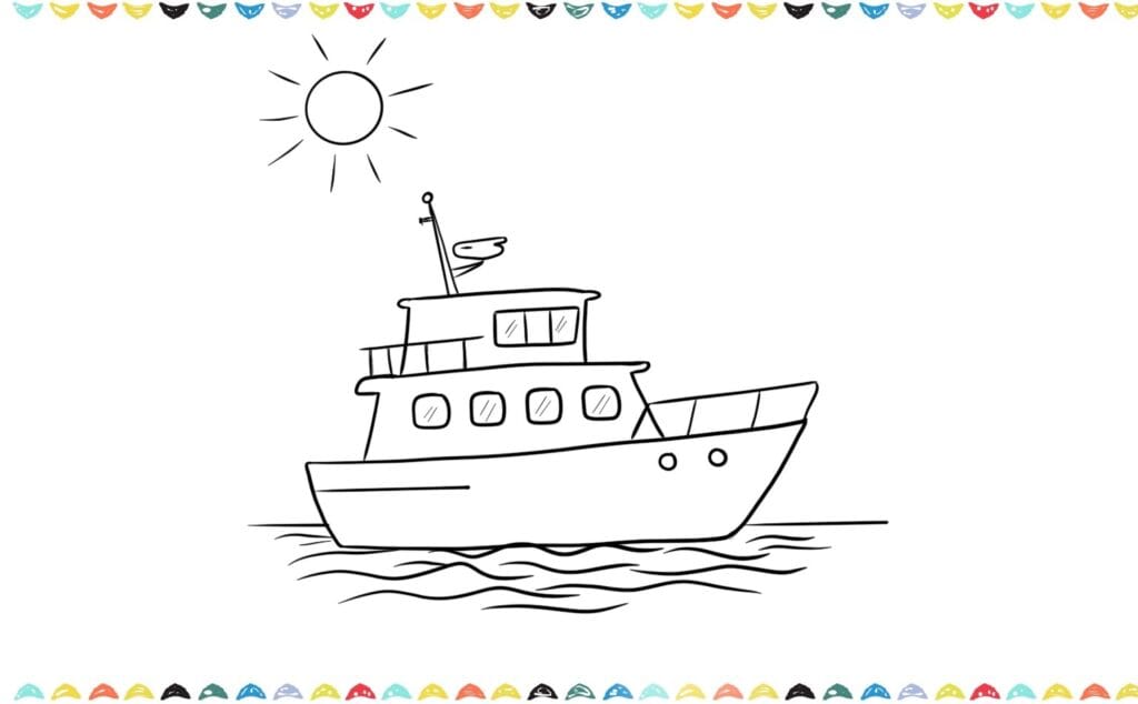 How to Draw a Boat - Fun and Easy Step-by-Step Guide for Kids!