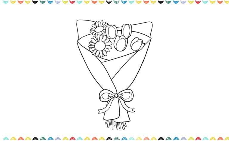 How to Draw a Flower Bouquet - Easy Step-by-Step Tutorial