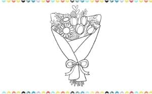 How to Draw a Flower Bouquet - Easy Step-by-Step Tutorial