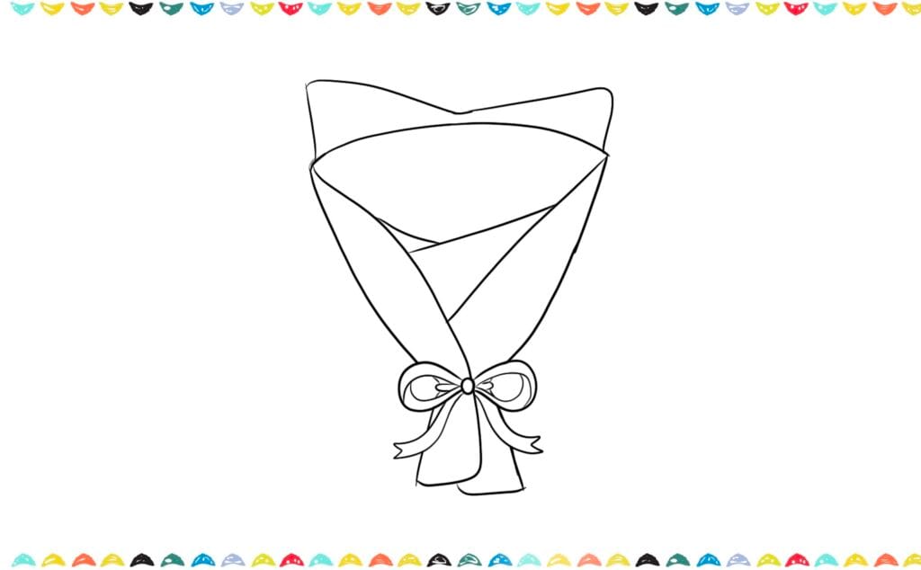 How to Draw a Flower Bouquet - Easy Step-by-Step Tutorial