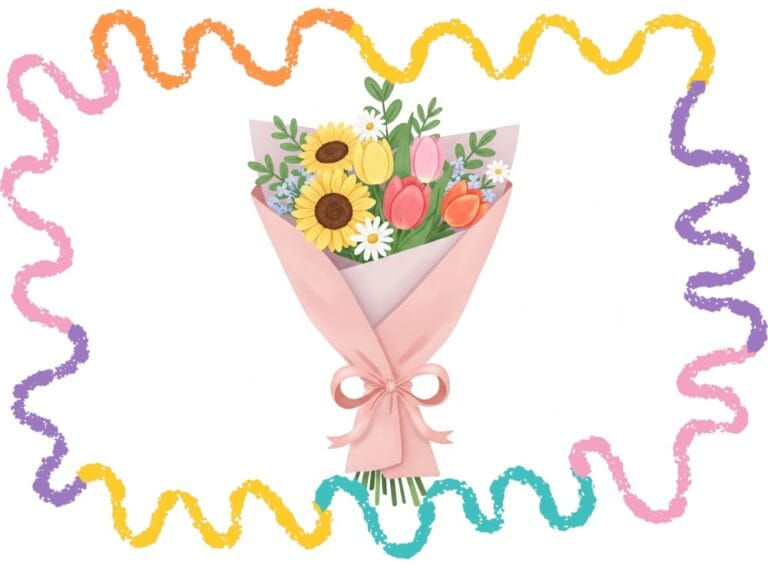 How to Draw a Flower Bouquet - Easy Step-by-Step Tutorial