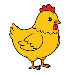 How to Draw a Chicken - Fun and Easy Step-by-Step Tutorial