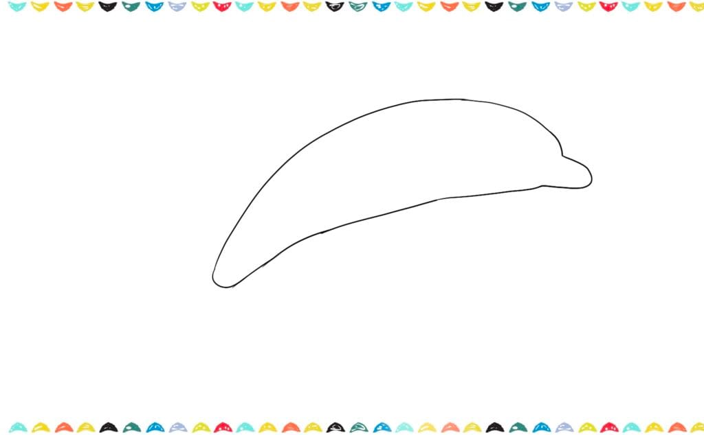 How to Draw a Dolphin - Easy Step-by-Step Guide for Kids