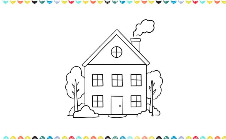 How to Draw a House in Five Steps - Easy and Fun Tutorial