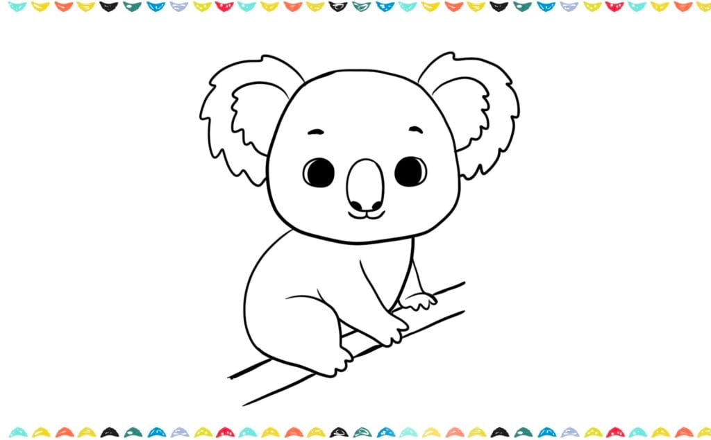 How to Draw a Koala Bear - Easy Step-by-Step Tutorial