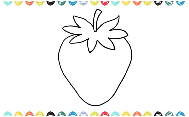 How to Draw a Strawberry Step by Step - Easy Tutorial