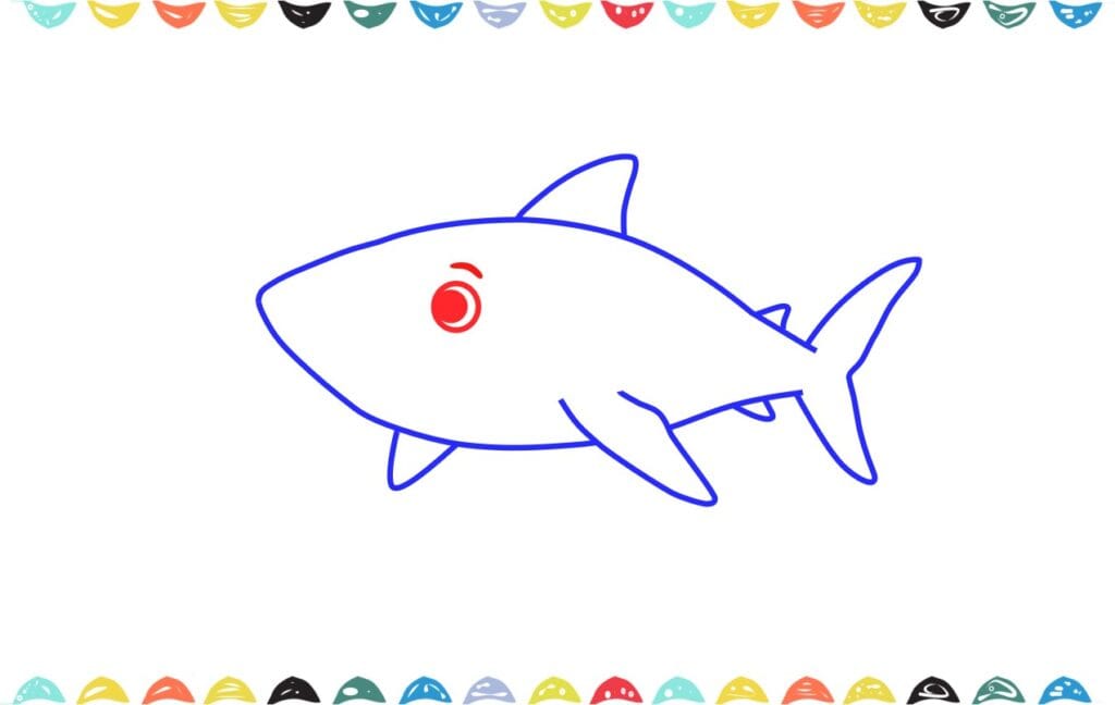 How to Draw a Shark - Easy Step-by-Step Drawing