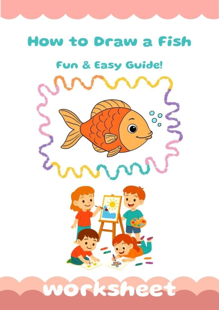 How to Draw a Fish - Easy Step-by-Step Guide for Kids!