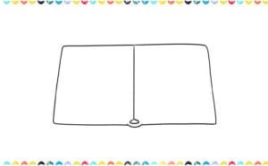 How to Draw a Book - Easy Step-by-Step Drawing Tutorial for Kids 📖