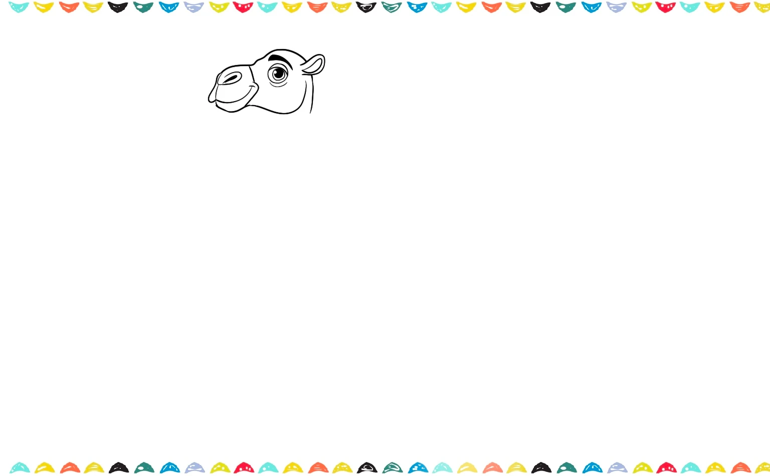 How to Draw a Camel - Easy Step by Step Tutorial for Kids