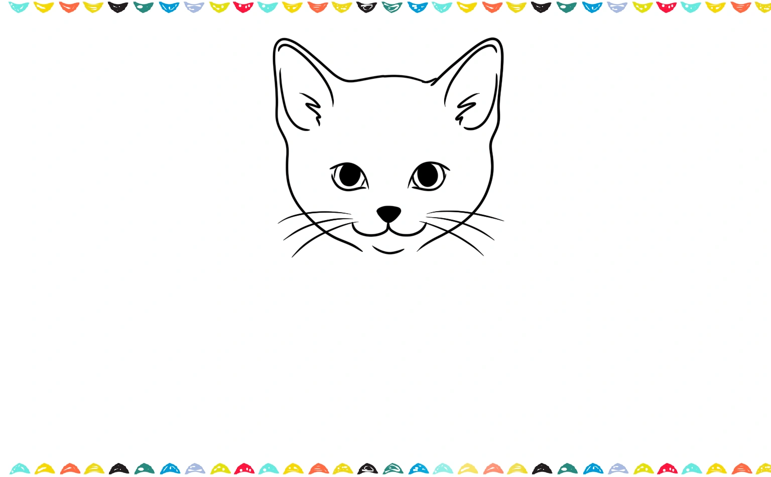 How to Draw a Line Drawing Cat - Five Easy Drawing Tutorials