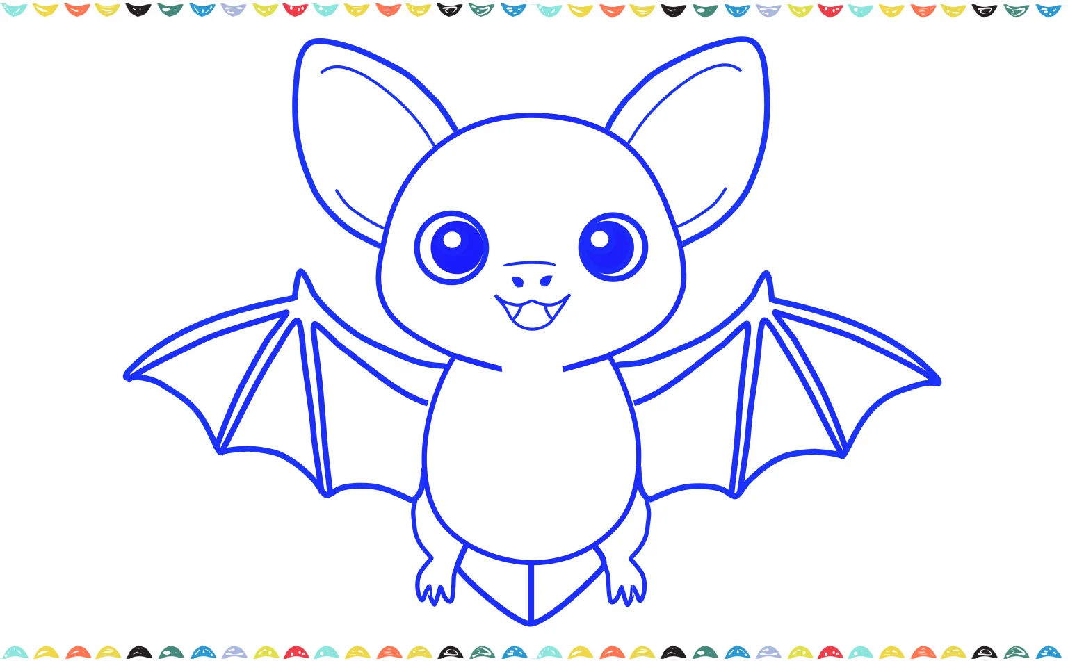 How to Draw a Bat - Fun Step-by-Step Tutorial for Beginners 🦇