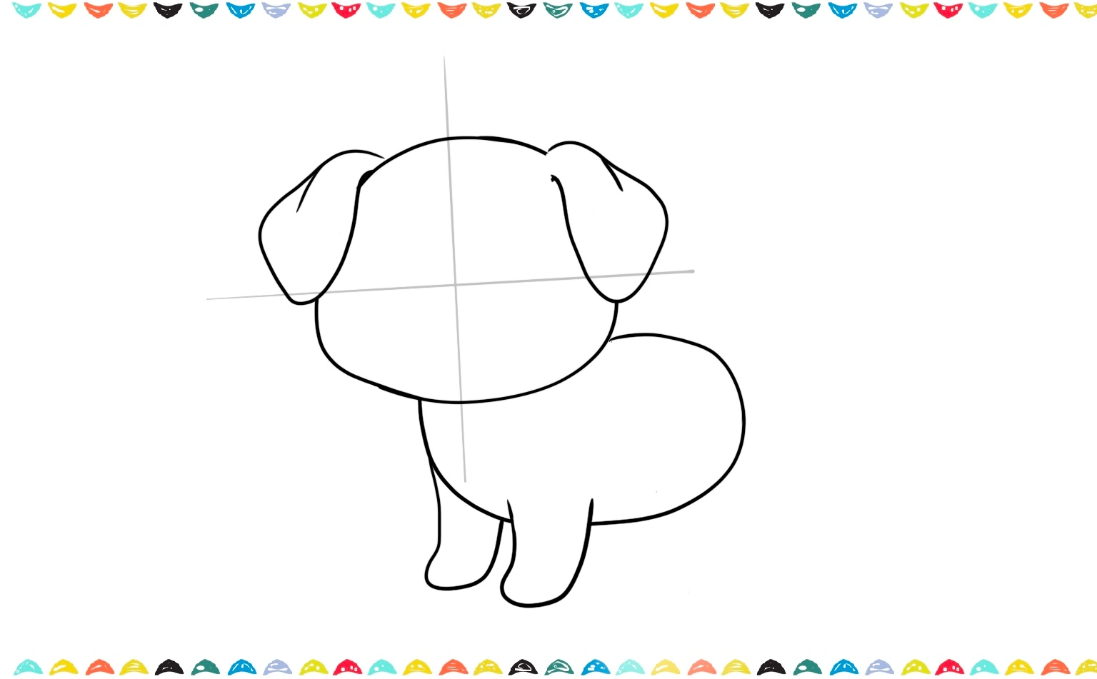 How to Draw a Puppy - Easy Step by Step for Beginners 🐶