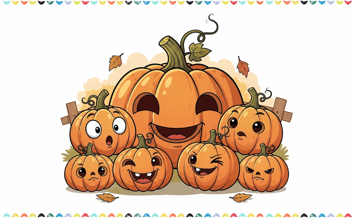 10 Pumpkin Drawing Ideas 🎃 Easy and Fun Sketches for Kids