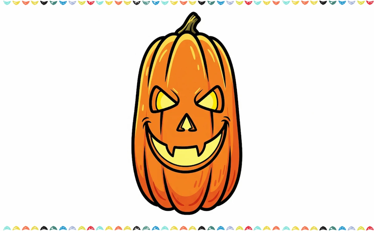 10 Pumpkin Drawing Ideas 🎃 Easy and Fun Sketches for Kids