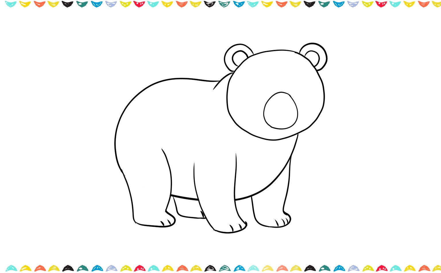 How to Draw a Bear - Easy Step-by-Step Guide for Kids!