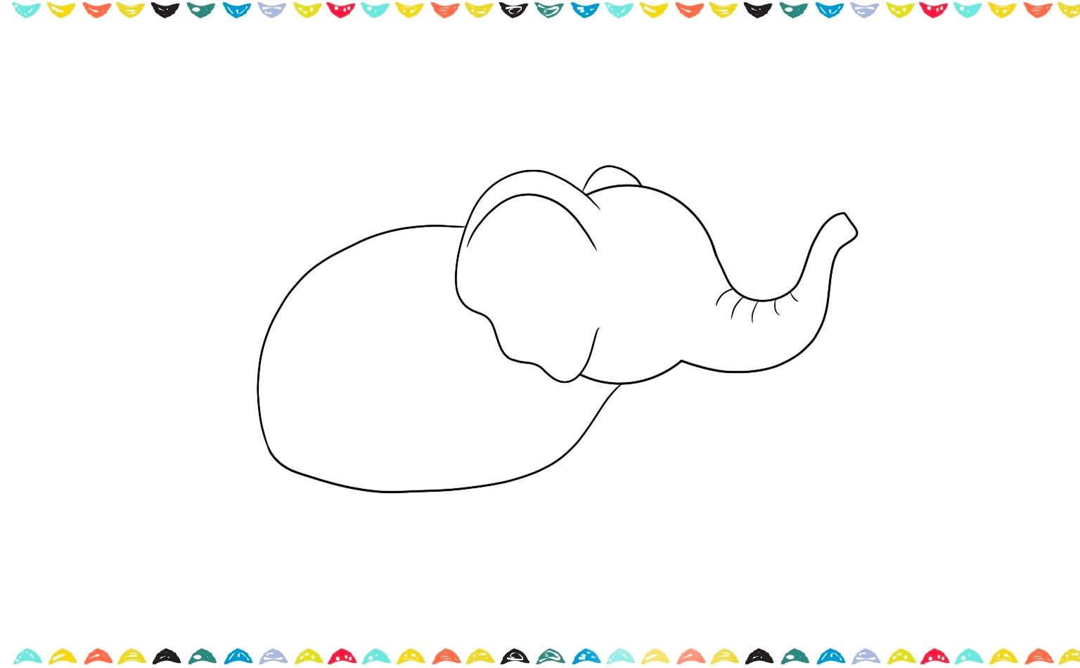 How to Draw an Elephant - Easy Step-by-Step Guide 🐘