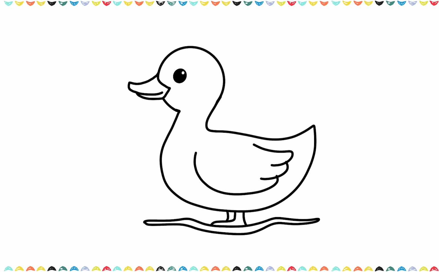 How to Draw a Duck - Fun Step-by-Step Drawing Tutorial