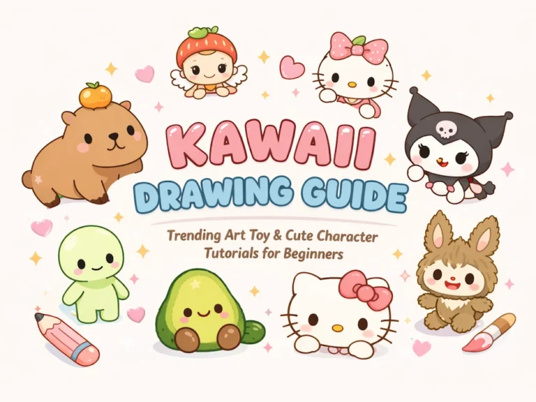 11 Super Cute Kawaii Drawing Ideas for Beginners and Kids